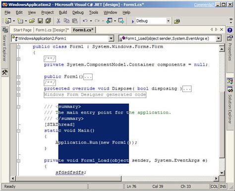 20 Cool Visual Studio NET IDE Features