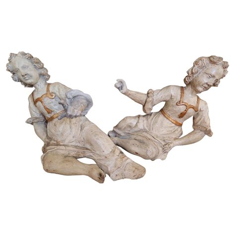 Pair Of 18th Century Neapolitan Paper Mâché Figures At 1stdibs Paper