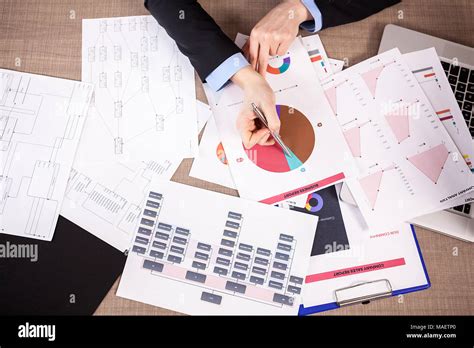 Business And Financial Diagrams Stock Photo Alamy