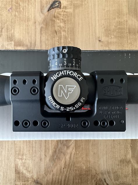 Sold Nightforce Atacr 5 25 Mil Xt W Spuhr Mount Snipers Hide Forum