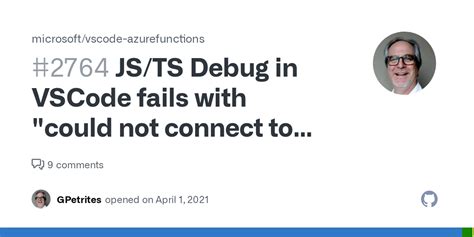 Jsts Debug In Vscode Fails With Could Not Connect To Debug Target