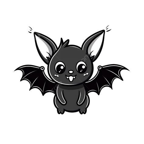 Bat In Doodle Style Hand Drawn Cute Bat Bat For Halloween Vector Illustration Halloween Drawing