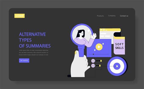 Alternative Types Summaries Flat Illustration 44012745 Vector Art At Vecteezy
