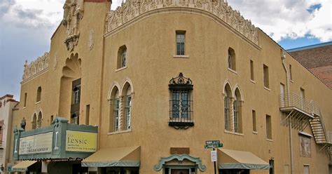 Plutonian Pictures • South West Art Deco Theater Facade