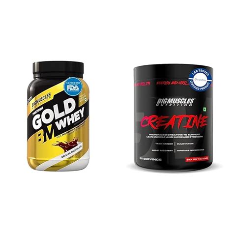 Bigmuscles Nutrition Premium Gold Whey 1kilogram Chocolate Creatine