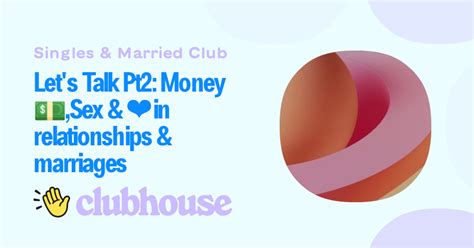 Let S Talk Pt Money Sex In Relationships Marriages