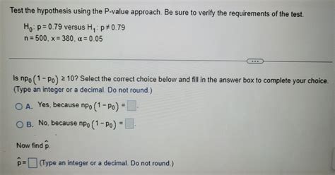 Solved Test The Hypothesis Using The P Value Approach Be