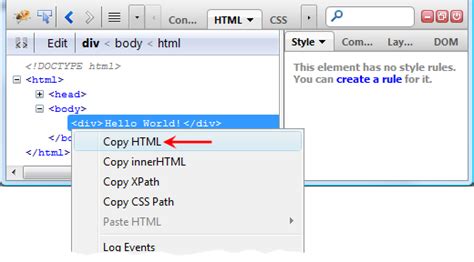 Firebug Tip Copy And Paste Html Software Is Hard