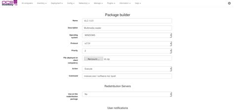 deploying packages or executing commands on client hosts ocs
