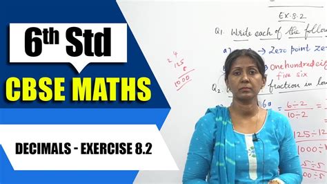 6th Std Cbse Maths Syllabus Decimals Exercise 82 Cbse Maths