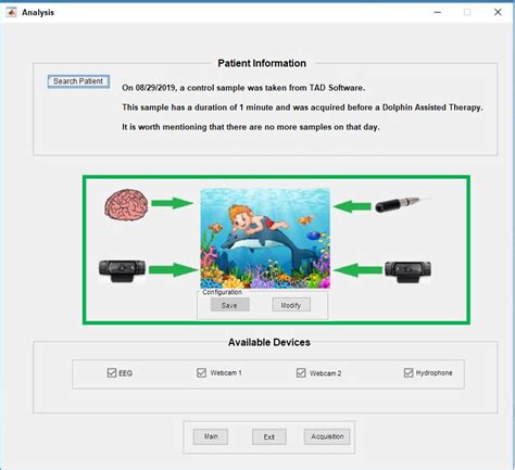 data analysis configuration for signal acquisition download