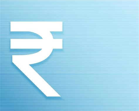 Fond de signe de roupie inr indienne pour l échange ou la sécurité Vecteur Gratuite