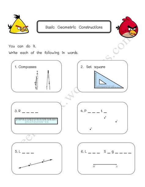 9ใบกิจกรรมbasic Geometric Constructions Pdf