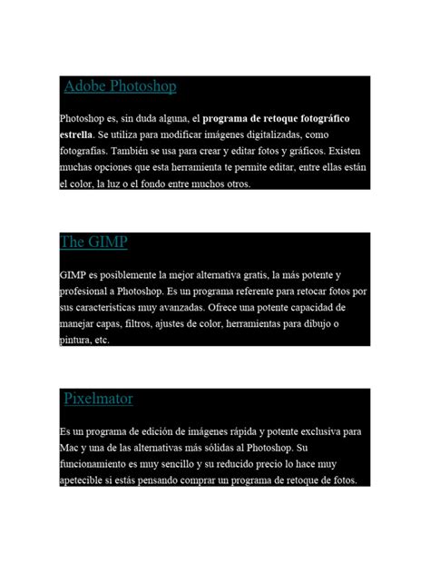 adobe photoshop pdf adobe photoshop tecnología digital