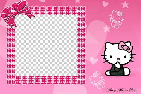 Hello Kitty Marco De La Frontera Hello Kitty Marcos Diseño Gráfico