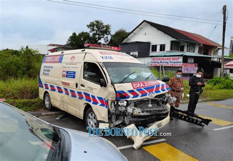 MPV Crashes Into SGH Ambulance Carrying Suspected Covid Patient