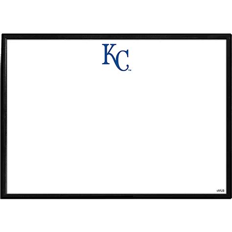 The Fan Brand Kansas City Royals Logo Framed Dry Erase Wall Sign Academy