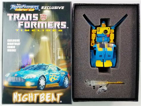 Transformers Timelines Nightbeat Collectors Club Exclusive Action