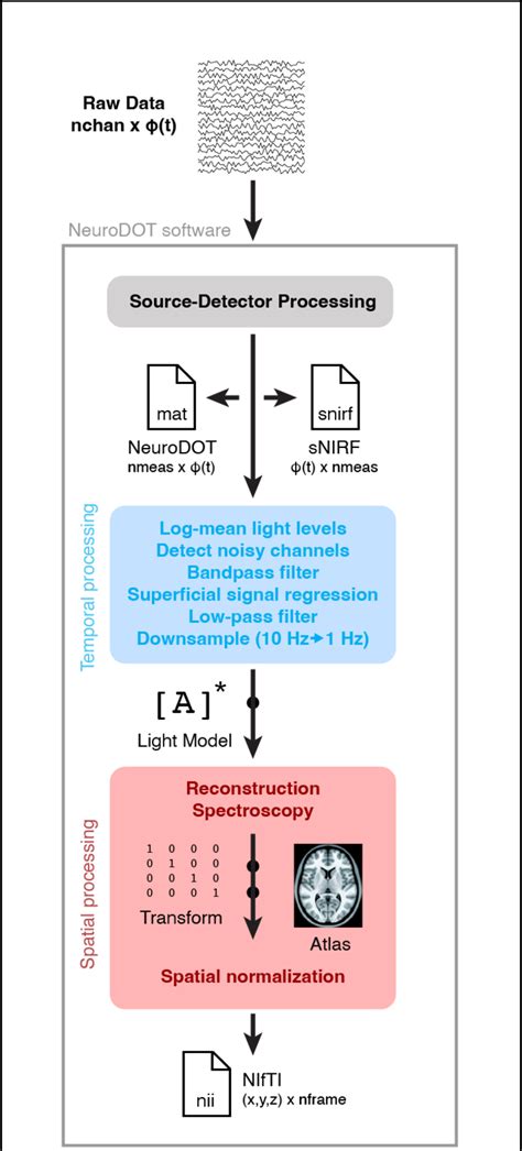 schematic of data processing and file formats the data are provided in