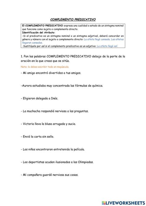 Complemento Predicativo 4803009 Guayente