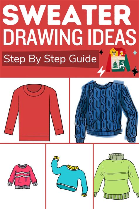14 Easy Sweater Drawing Ideas To Improve Human Drawings Diyncrafty
