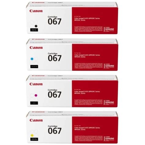 Canon Laser Toner Black Cyan Magenta Yellow Bundle Price In