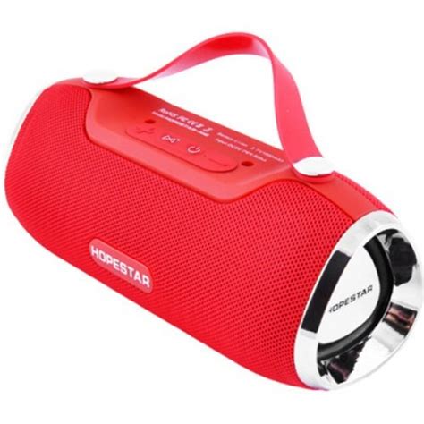 Мобильная портативная Bluetooth колонка Hopestar Red H40 MAX PowerBank ...