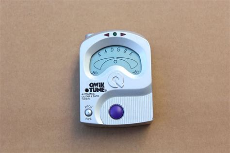 Qwik Tune Automatic Guitar Bass Tuner Built In Mic Reverb