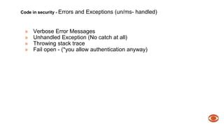 App Sec Code Insecurity Basics PPT