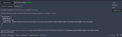 Installation Gdai Mcp Server Godot