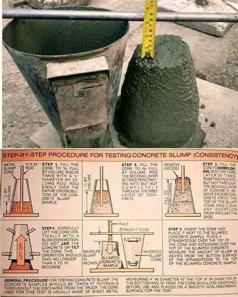 Civil Knowledgetime Slump Test The Slump Test Is A Common And Simple
