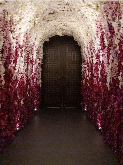 Hakkasan Floral Tunnel A Breathtaking Display Of Orchids