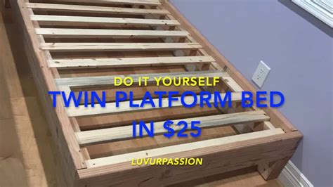 28 Free Diy Twin Bed Frame Plans