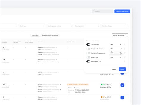 Filtering And Sorting Filters Sorting Ui Design Inspiration