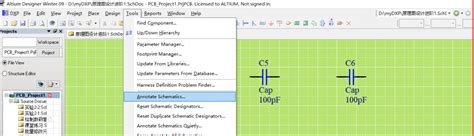 DXP学习001 原理图的全局编辑 annotate schematics CSDN博客