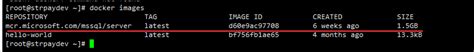 Docker 安装sqlserver Merray 博客园