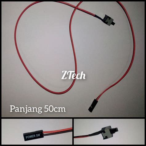 Jual Kabel Tombol Reset Riset Power Sw Switch Mainboard Cpu Komputer