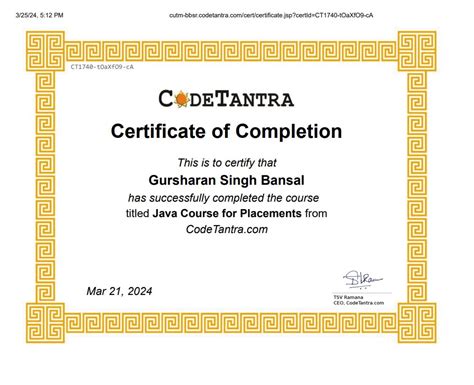 Im Happy To Share That Ive Obtained A New Certification Java Course