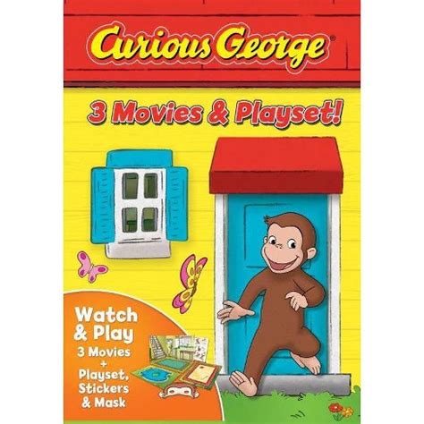 Curious George 3 Movie And Playset Dvd Target