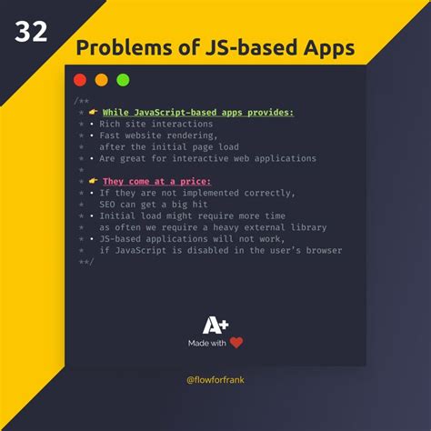 Challenges Of Javascript Based Applications And Solutions