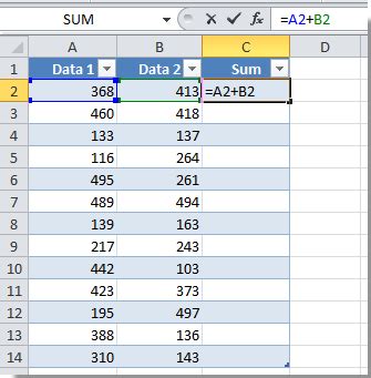 How To Enter The Same Data Formula In Multiple Cells At Once In Excel