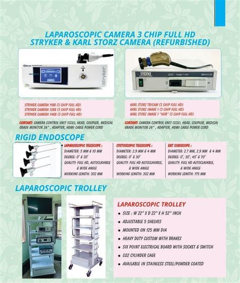 Laparoscopy Instrument Set At ₹ 850000piece Endoscopic Surgical Devices In Modinagar Id