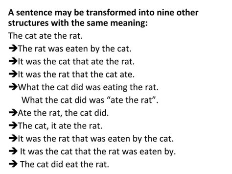Syntax Summary Ppt