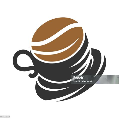 커피 숍 로고 커피 컵 및 커피 로고 템플릿 아이콘 그림 브랜드 정체성고립 된 평면 그림입니다 벡터 그래픽 0명에 대한 스톡 벡터 아트 및 기타 이미지 Istock