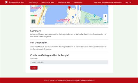 Github Damianboh Sg Attractions Outings Django Python Django Webapp That Allows People To