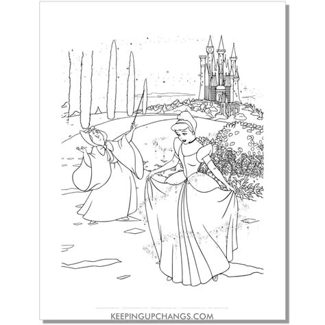 Cinderella Wedding Coloring Pages 2025