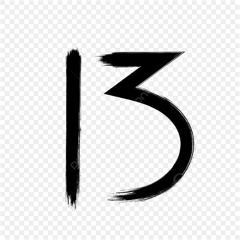 Thirteen Clipart Hd Png 13 Thirteen Font Design 13 Thirteen 13