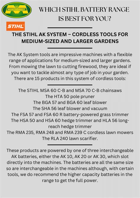 Which Stihl Battery Range Is Best For You J S Montgomery Ltd