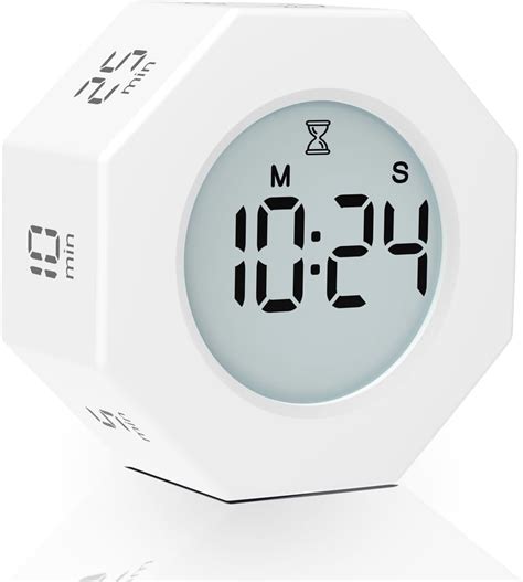 octagon pomodoro timer clock productivity timer cube octagonal