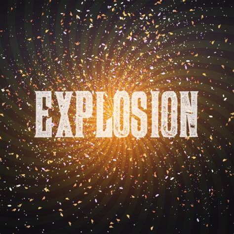 confetti explosion special effect isolated vector image